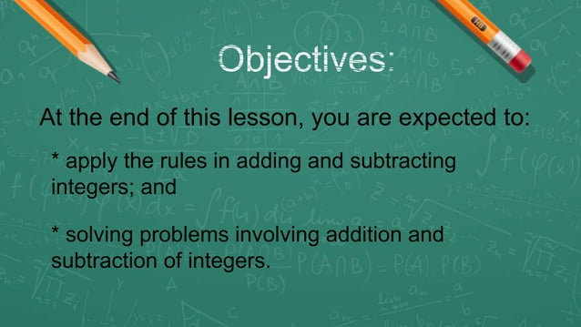 grade 7 mathematics about subtracting integers | PPT