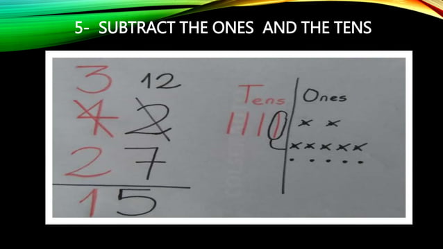 Subtraction steps | PPTX