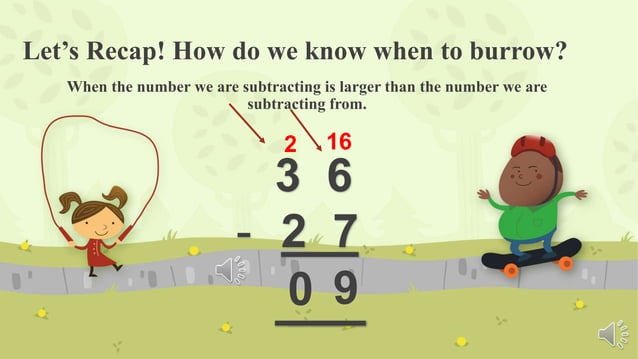 Subtraction with regrouping | PPTX