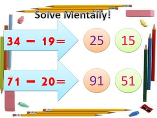 Subtraction with zeros | PPTX