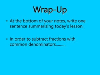 Subtract Like Fractions.ppt