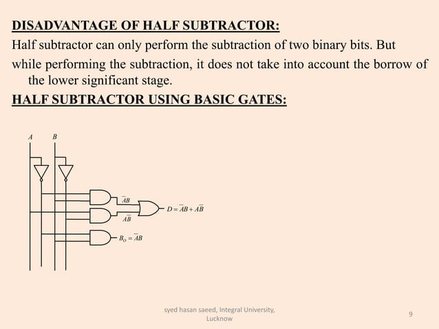 Subtractor | PDF