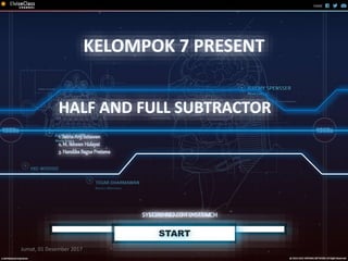 HALF AND FULL SUBTRACTOR | PPTX
