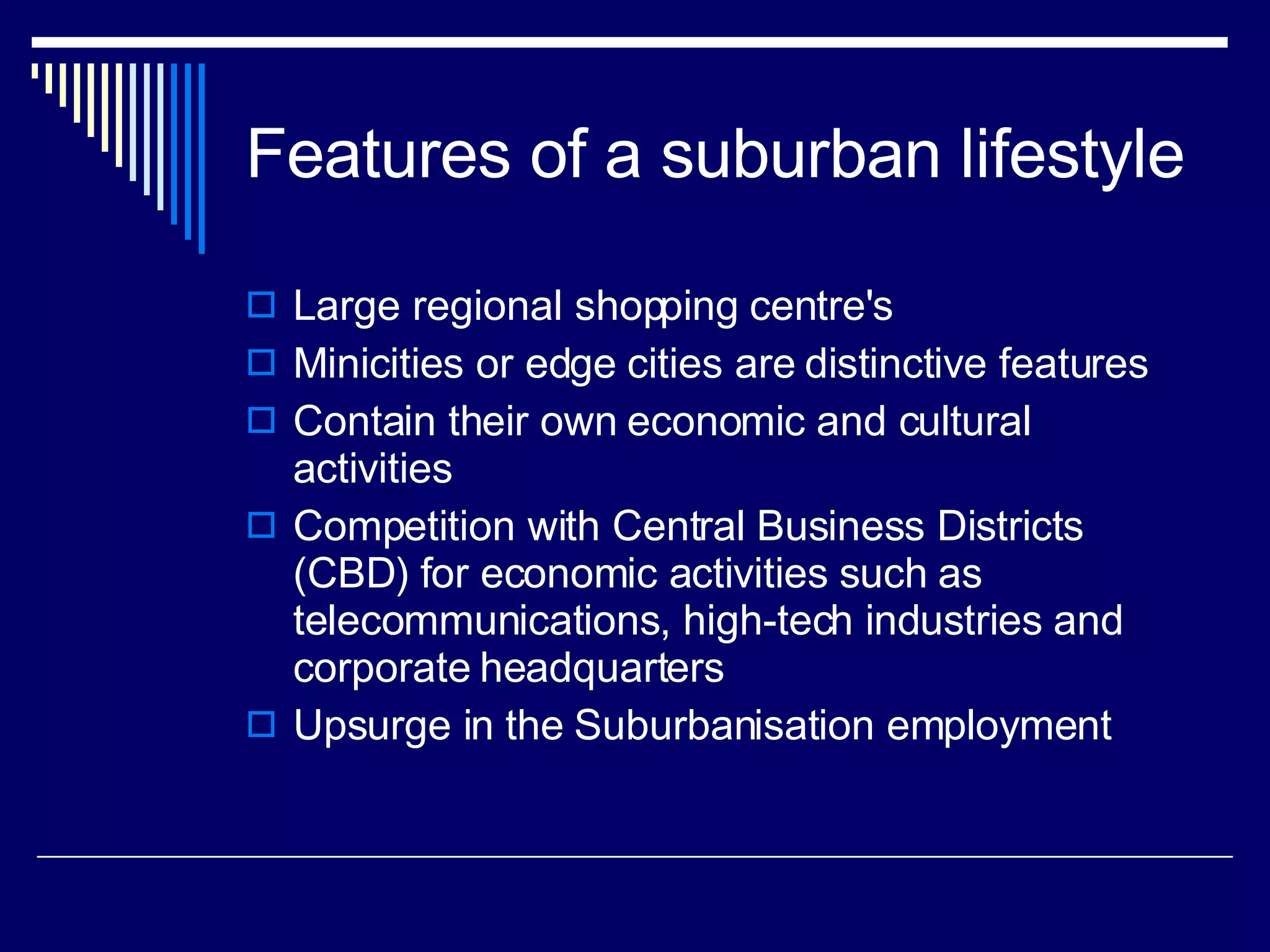 Suburbanisation | PPT