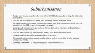 Suburbanisation in los angeles | PPTX | Houses | Real Estate