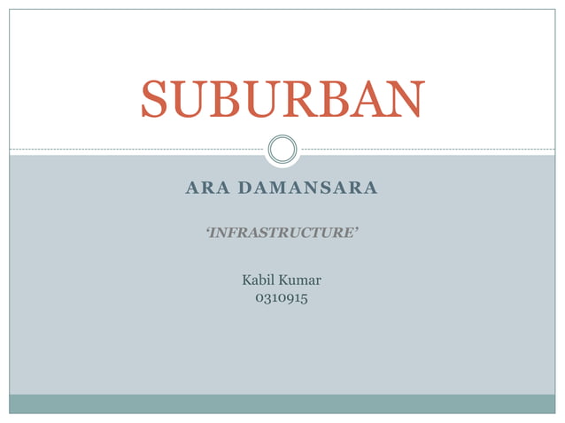 Suburban Ara Damansara | PPTX