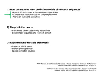 The Predictive Neuron: How Active Dendrites Enable Spatiotemporal ...