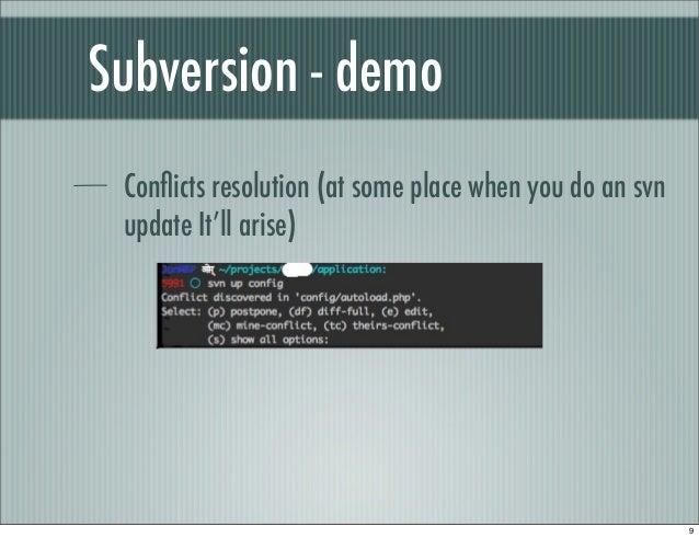 Subversion Introduction