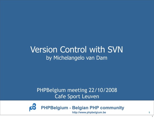 Version Control with SVN | PDF | Operating Systems | Computer Software and Applications
