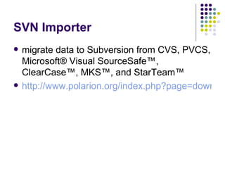 Sub Version Tools | PPT