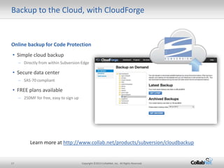 Subversion Edge Overview | PPTX