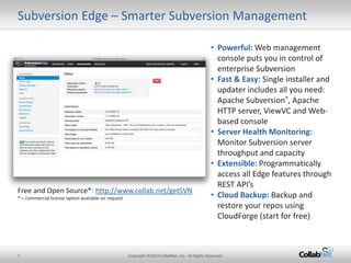 Subversion Edge Overview | PPTX