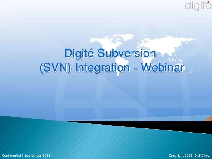 Digite Svn Integration 