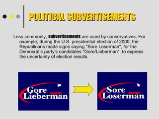 Subvertising | PPT | Advertising Industry | Industries