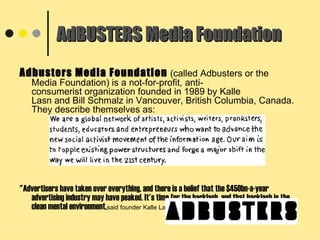 Subvertising | PPT | Advertising Industry | Industries