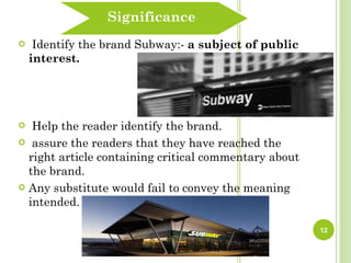 Subway | PPT