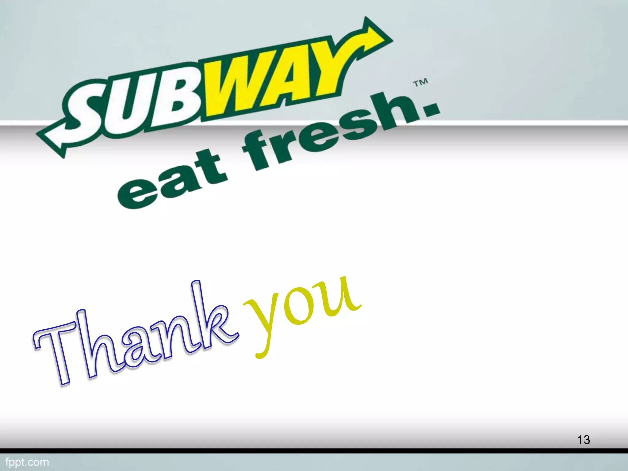 Subway | PPTX