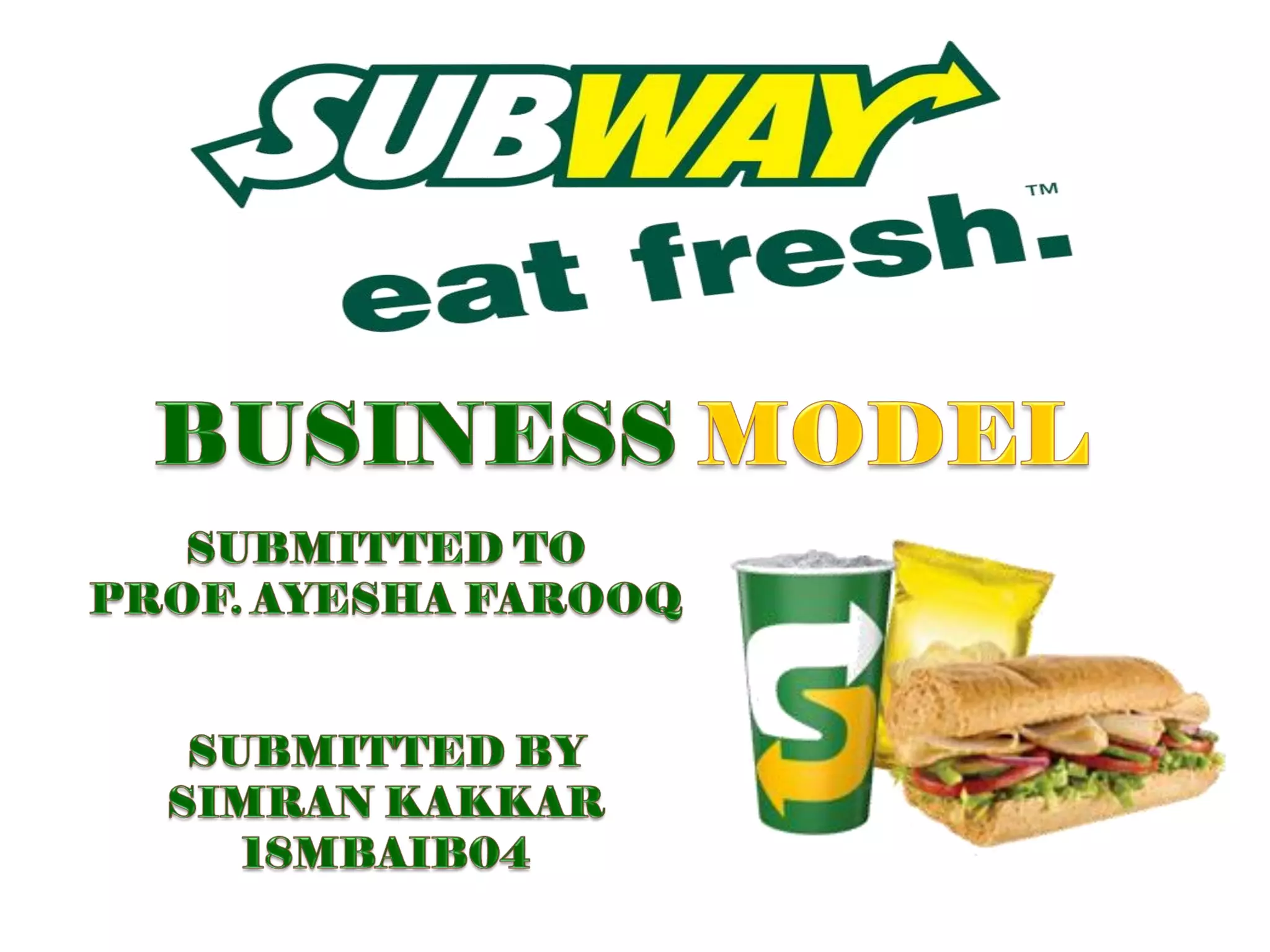 Subway-Business Model | PDF