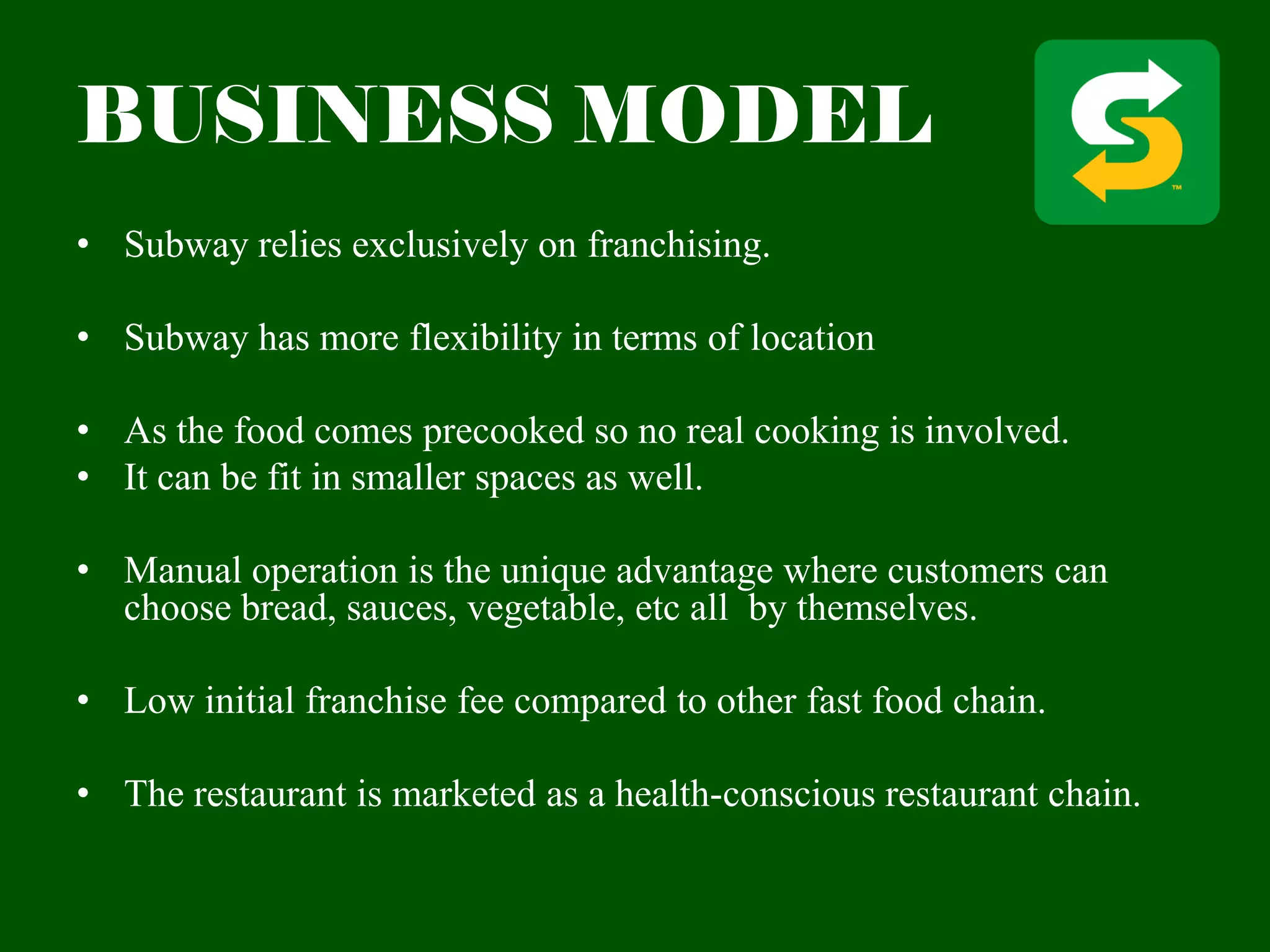 Subway-Business Model | PDF