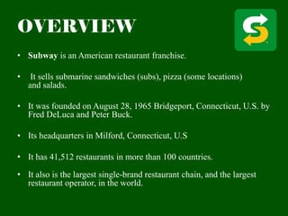 Subway-Business Model | PDF