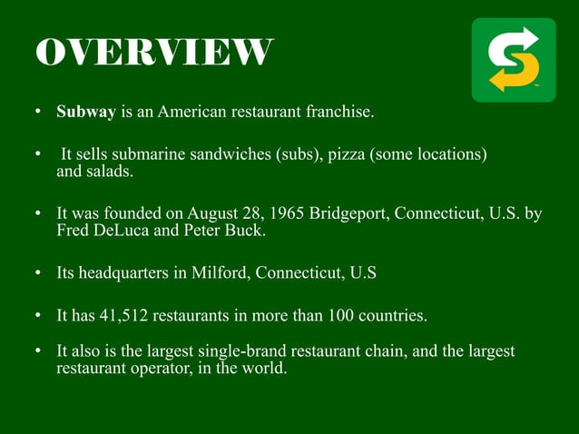 Subway-Business Model | PDF | Food & Drink