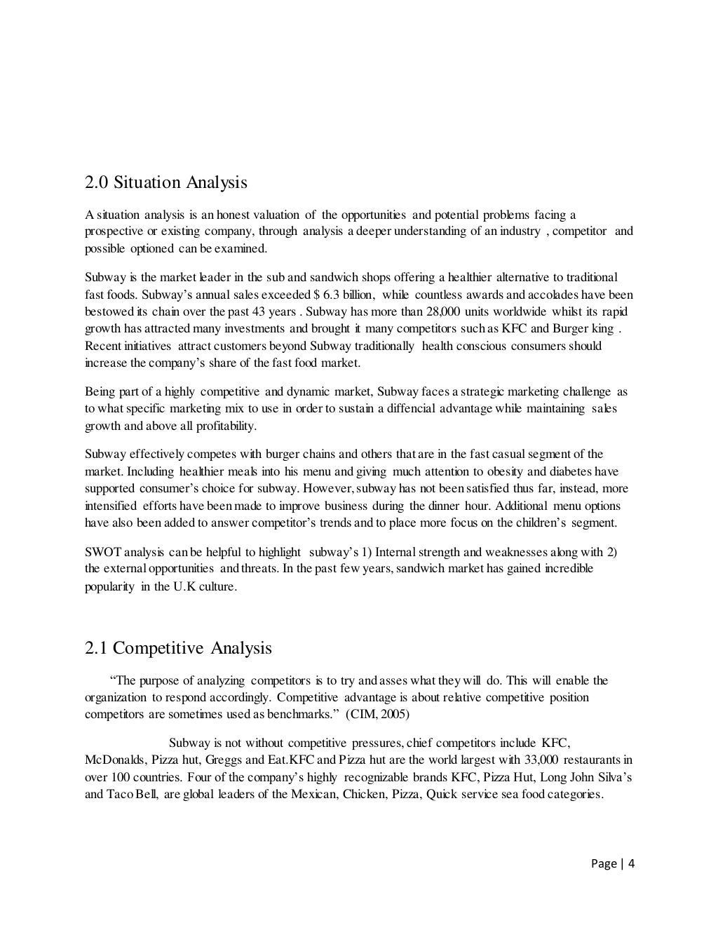 Subway -marketing_plan