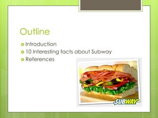 Subway(1) | PPT