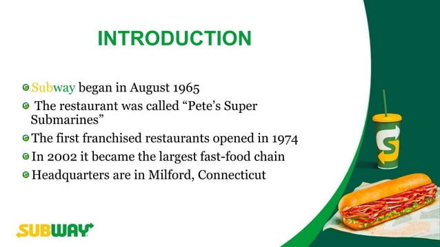 SUBWAY, AN INSPIRATIONAL FRANCHISE, V.N.V.SUDHEER.pptx
