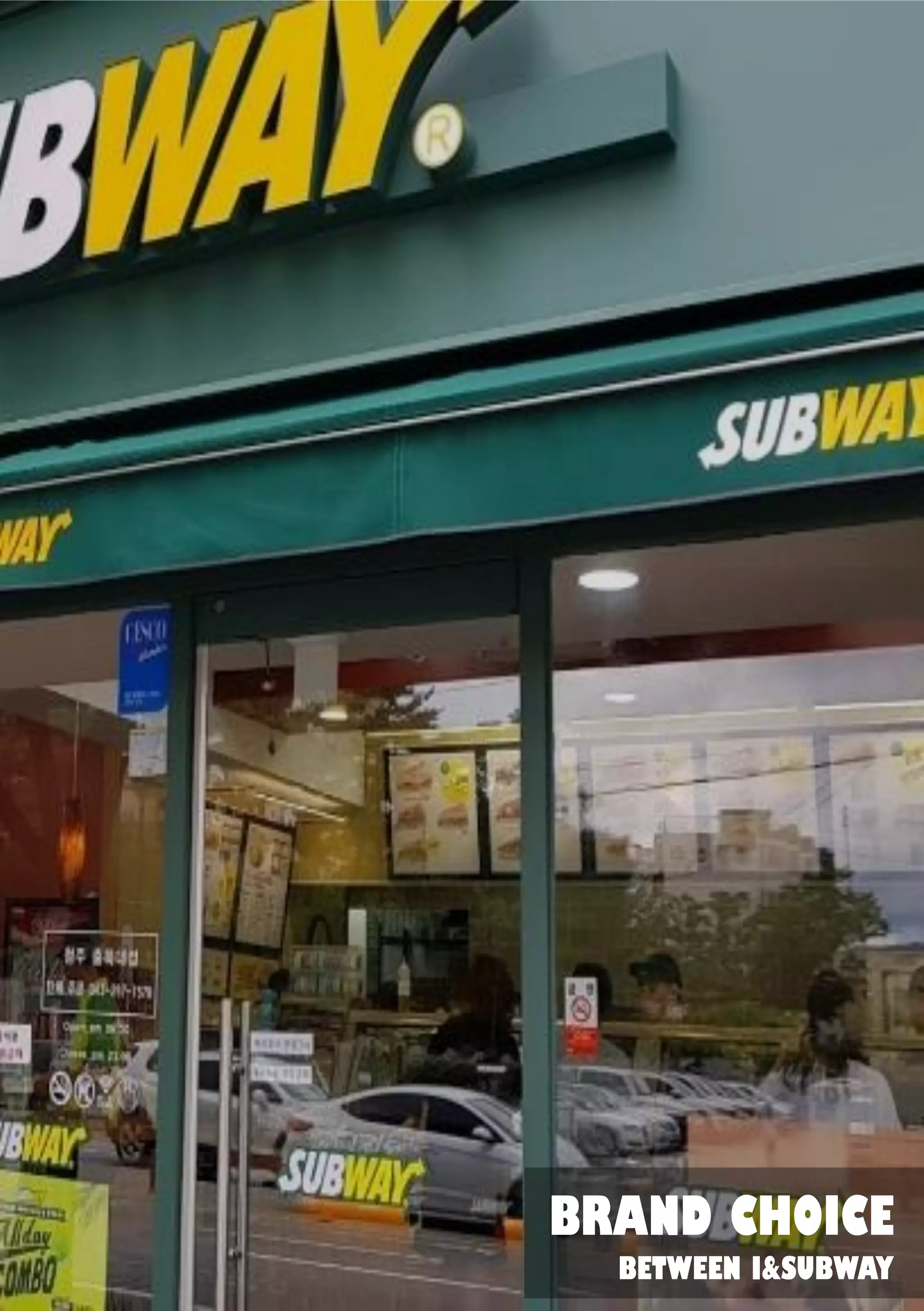 서브웨이 브랜드북_Subway brand book_장민서 | PDF