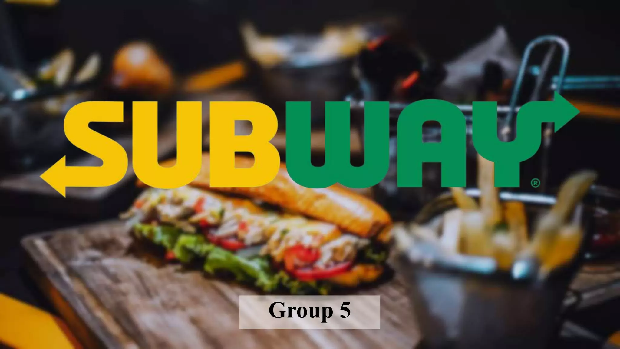 Subway Brand Analysis presentation | PPTX