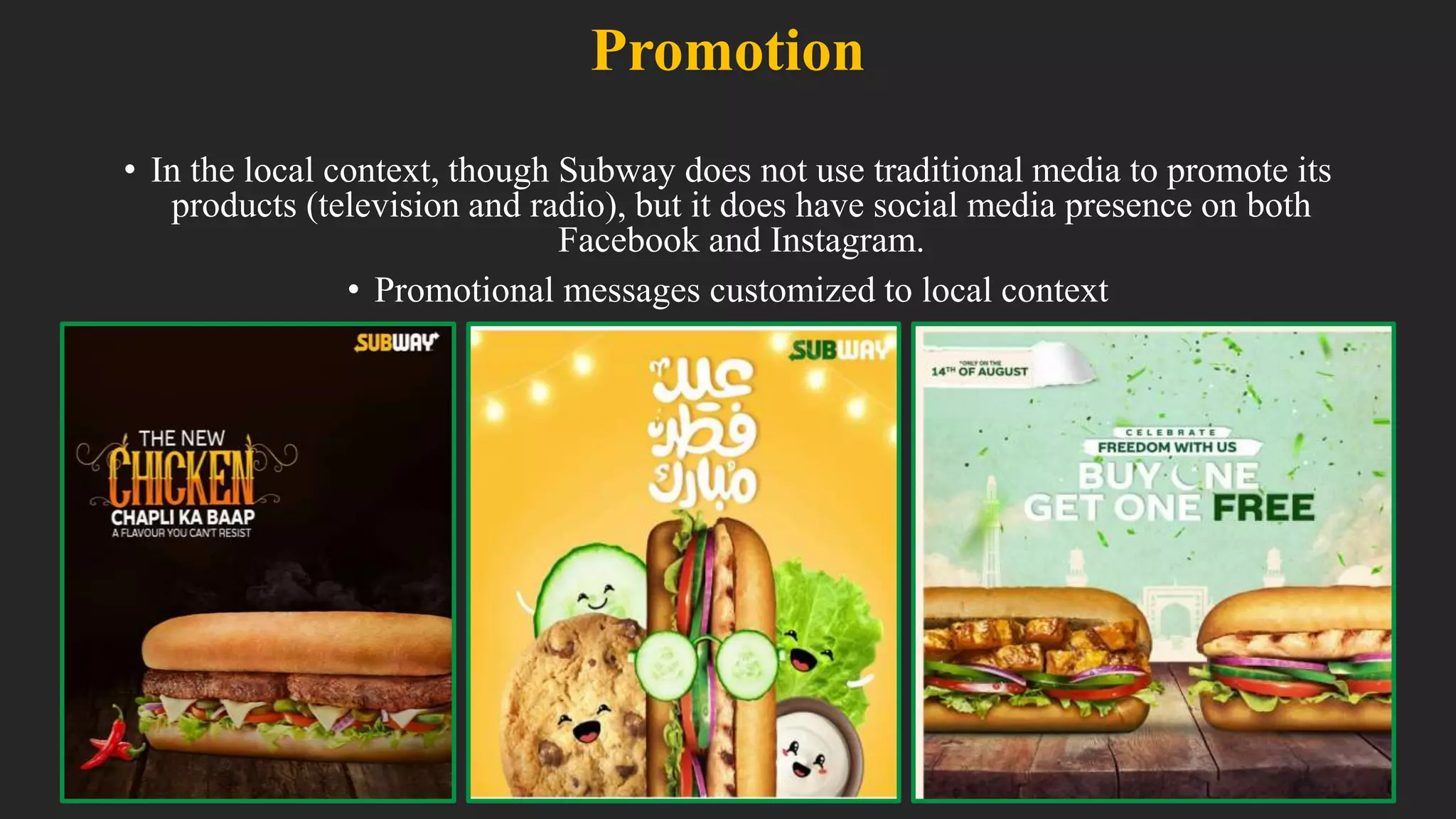 Subway Brand Analysis presentation | PPTX