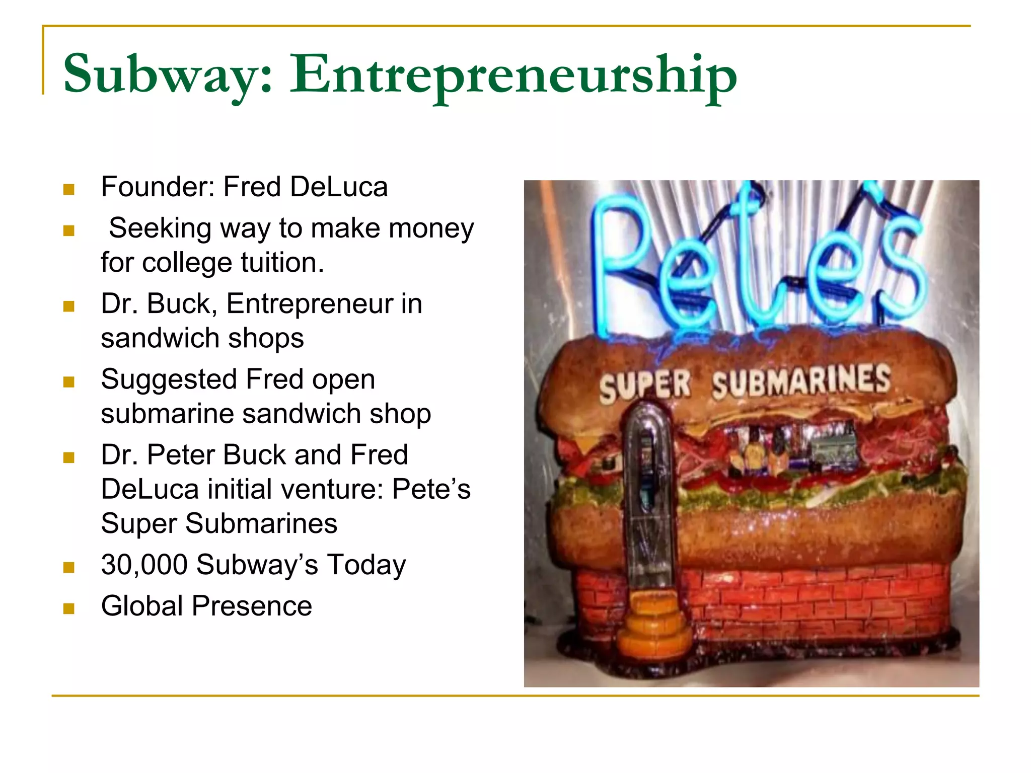 Subway marketing | PDF