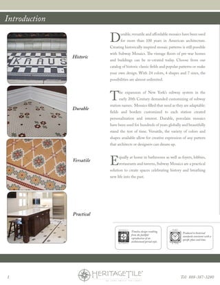 Subway mosaics designguide_3q2015 | PDF