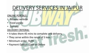 Subway operations ppt | PPTX