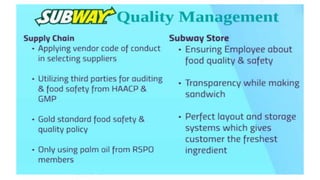 Subway operations ppt | PPTX
