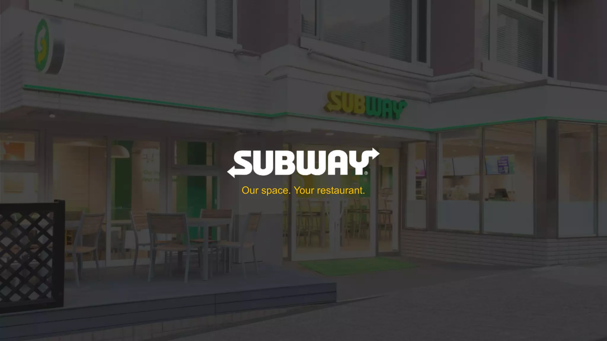 Subway® Asia Pacific Real Estate deck | PDF