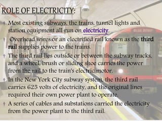 Subway system | PPTX