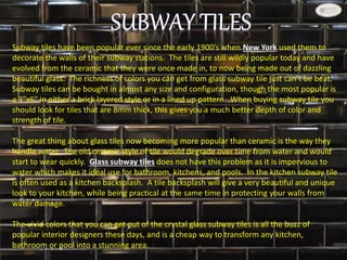 Subway tiles | PPSX