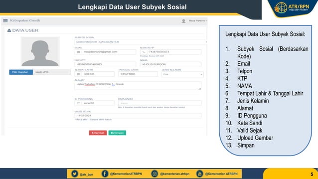 MATERI SUBYEK SOSIAL PAPARAN PUSDATIN ATRBPN.pptx