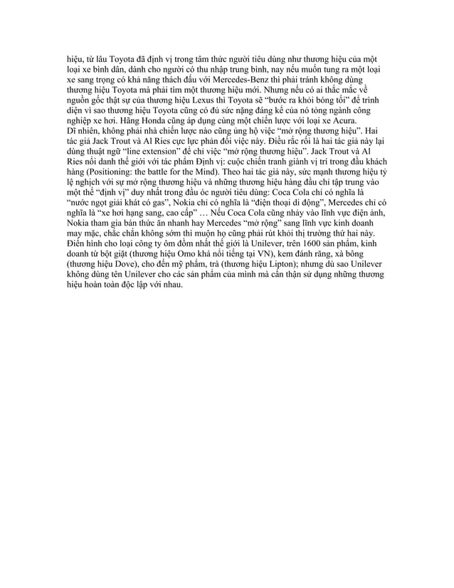 Sức mạnh của thương hiệu | PDF