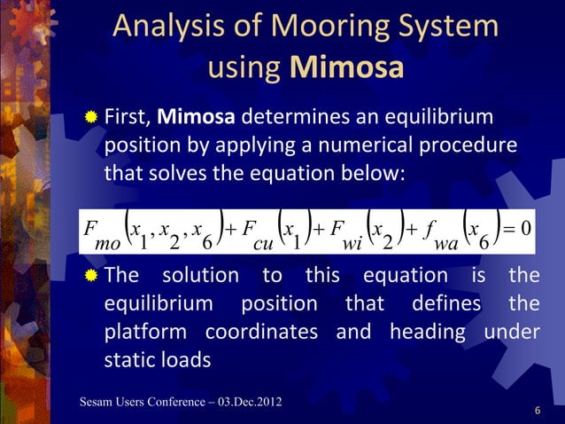 SUC Brasil 2012 : Optimization of a Floating Platforms Mooring System Based on a Genetic ...
