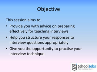 Succeedingatinterviewpresentationnovideo 130704214330-phpapp02 | PDF