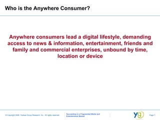 Succeeding in a Fragmented Media and Entertainment Market | PPT