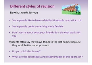 Succeeding In Exams Planning For Revision And Exam Success | PDF