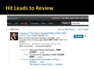 Succeeding With LinkedIn | PPT