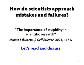 Succeed through your failures 2014-02 UC Davis | PDF | Postgraduate ...