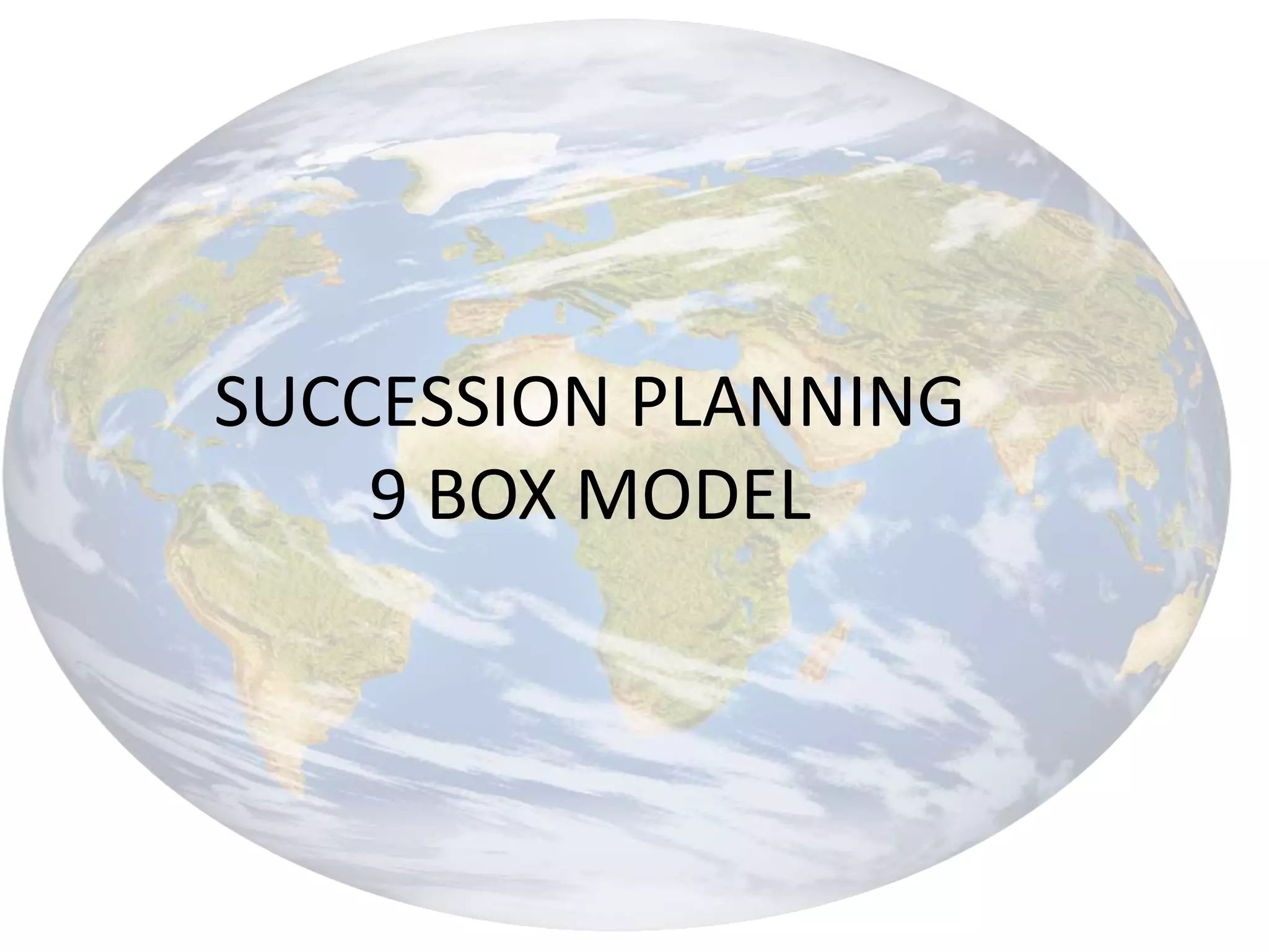 Succession planning 9 box | PPTX