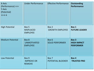 Succession planning 9 box | PPTX