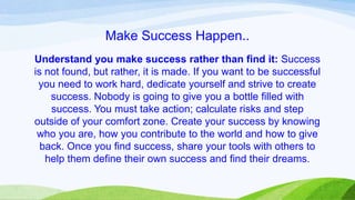 Defining Success: The Journey To Happiness | PPTX