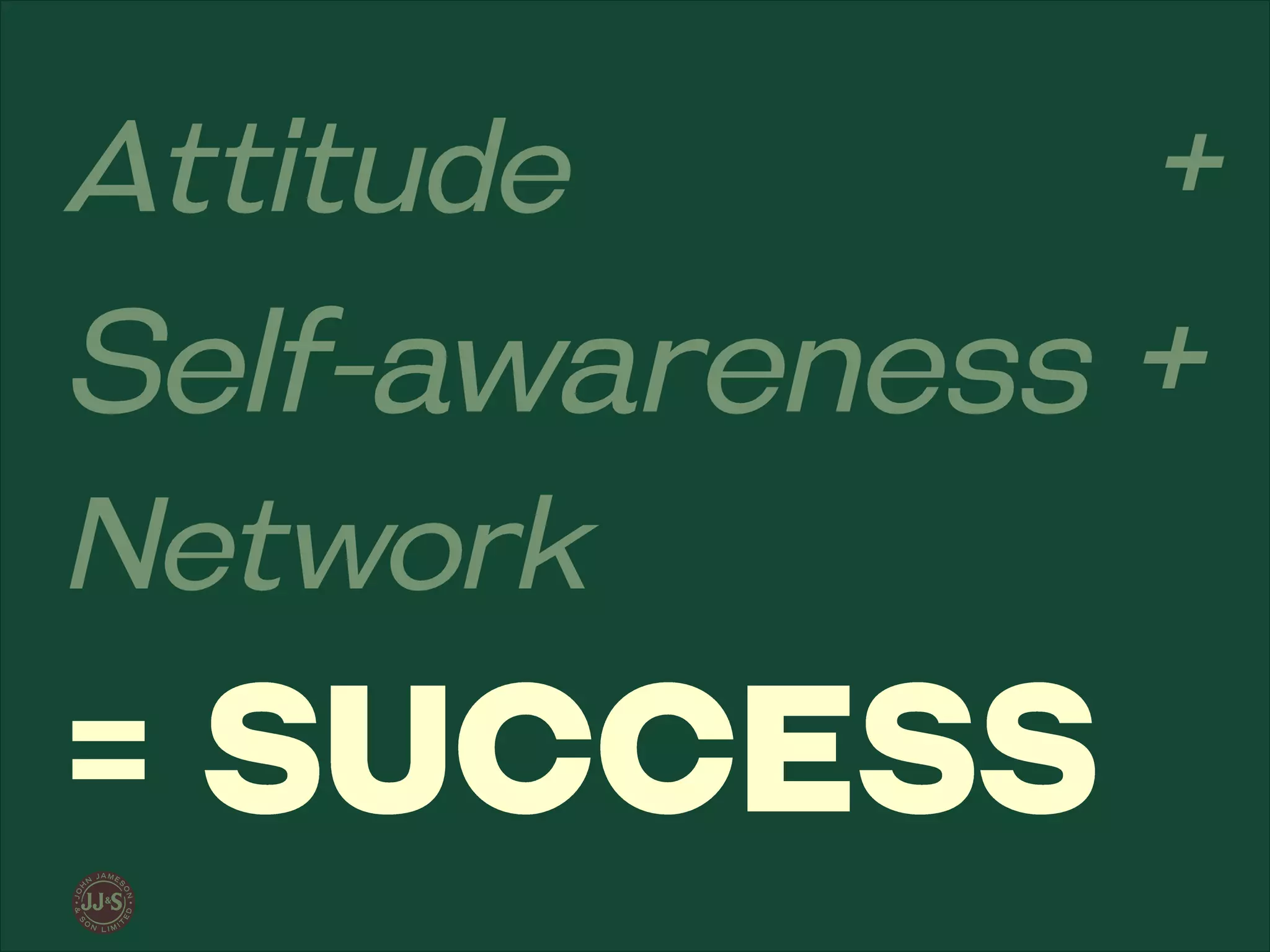 What's the formula for success? | PDF